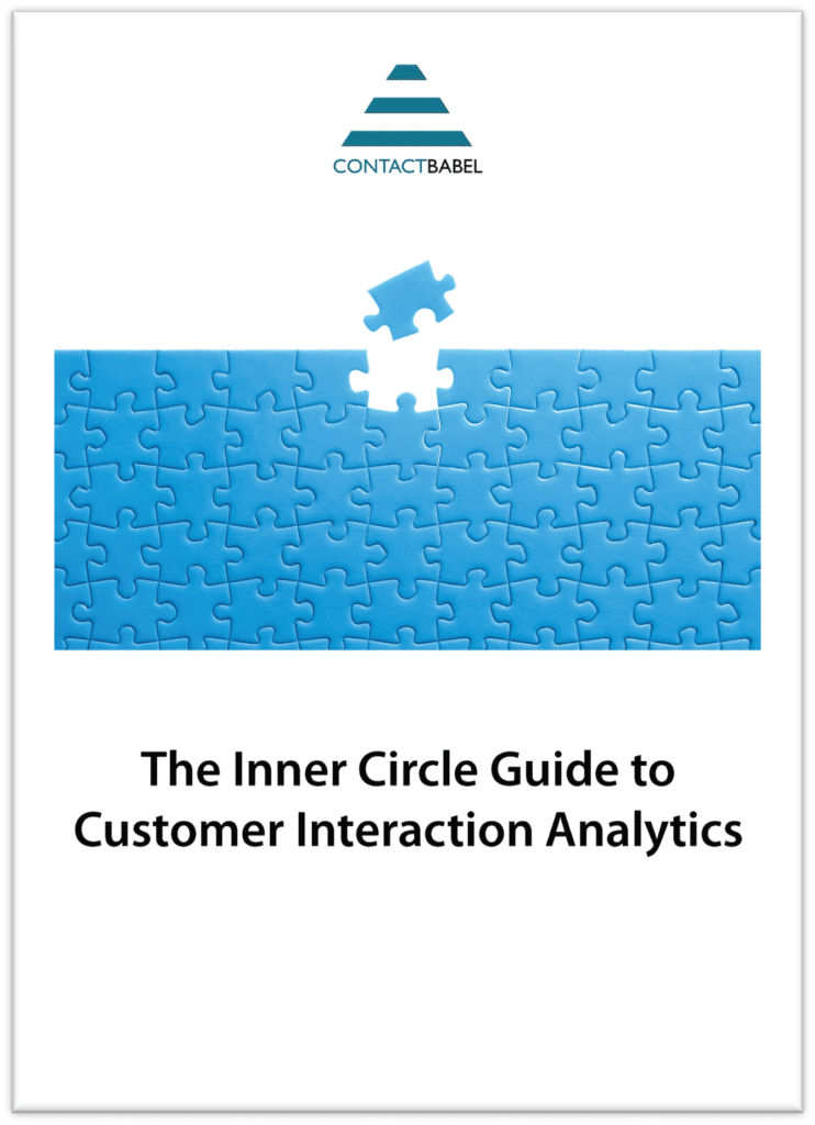 The Inner Circle Guide to Customer Interaction Analytics | ContactBabel
